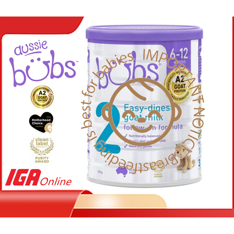 [EXP 03/2026] Bubs Organic Goat Milk Formula Step 2 Follow On Baby Milk ...