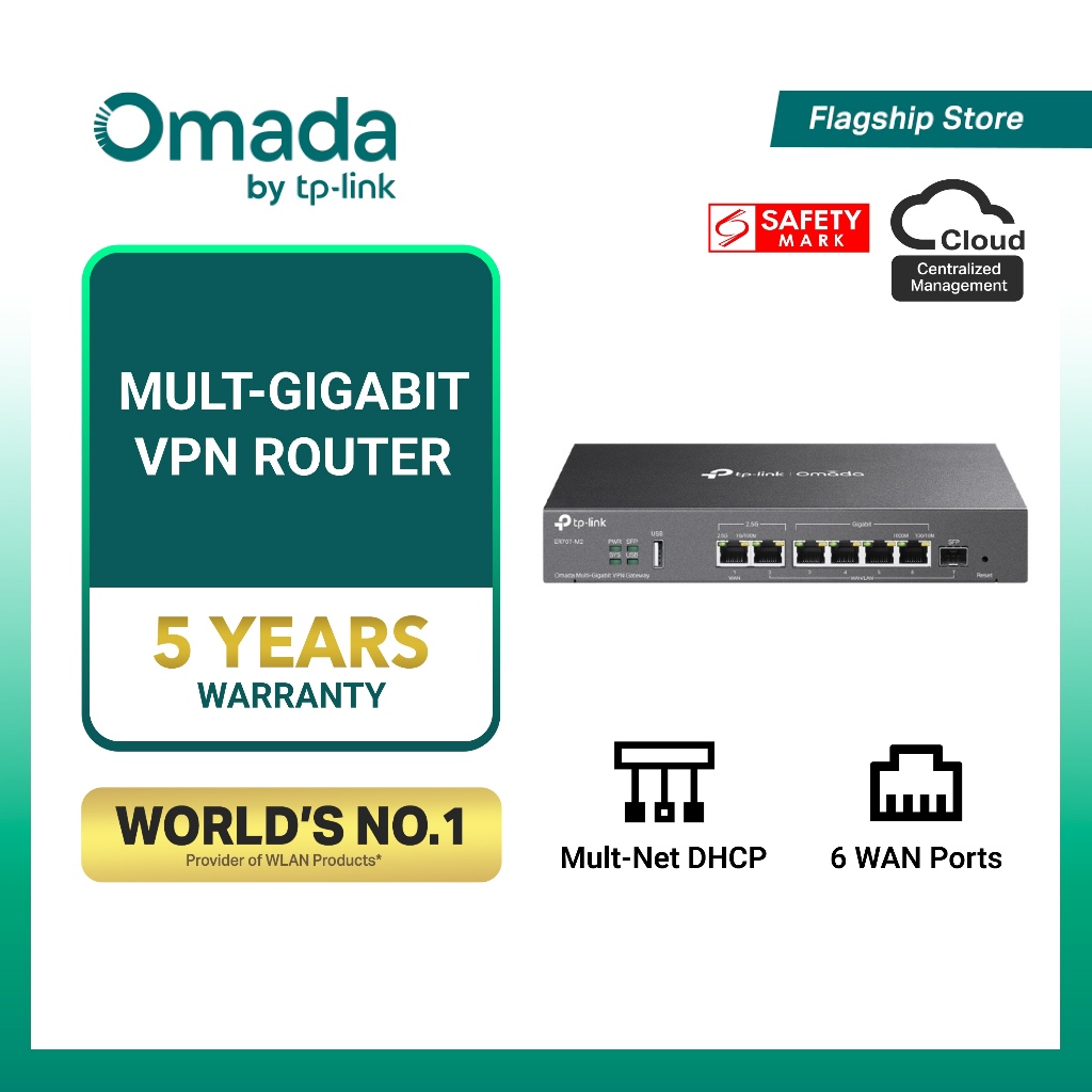 TP-Link ER707-M2 Omada Multi-Gigabit VPN Router | Shopee Singapore