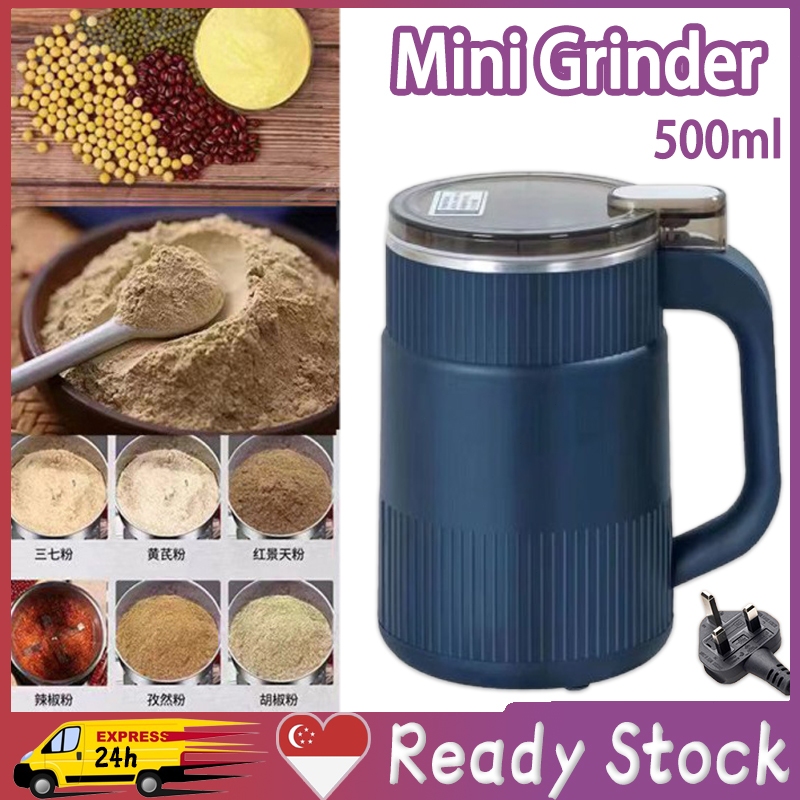 SG-Stock Portable Electric Grinder Medicine Blender Spice Coffee ...