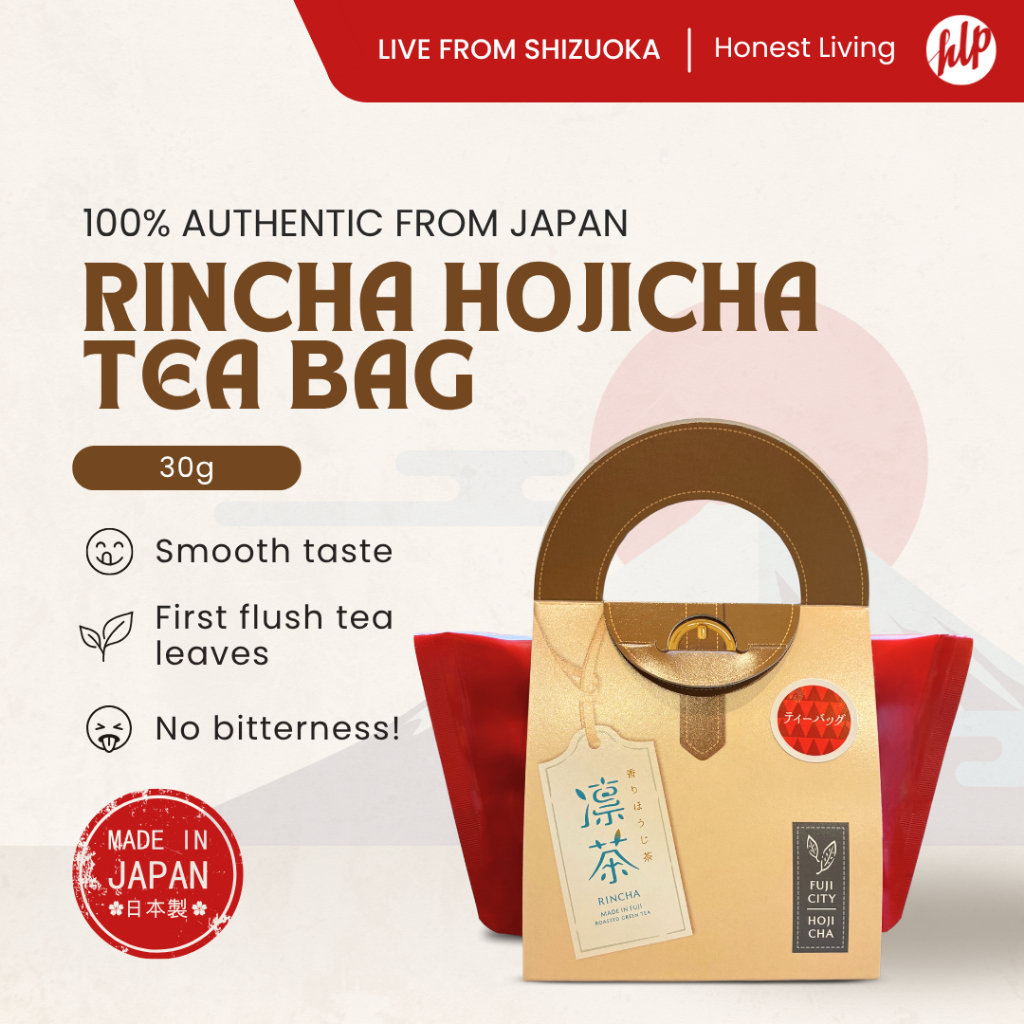 [28th to 30th Oct Only] NIPPON CHA CHA CHA RINCHA Hojicha Tea Bag (30g ...