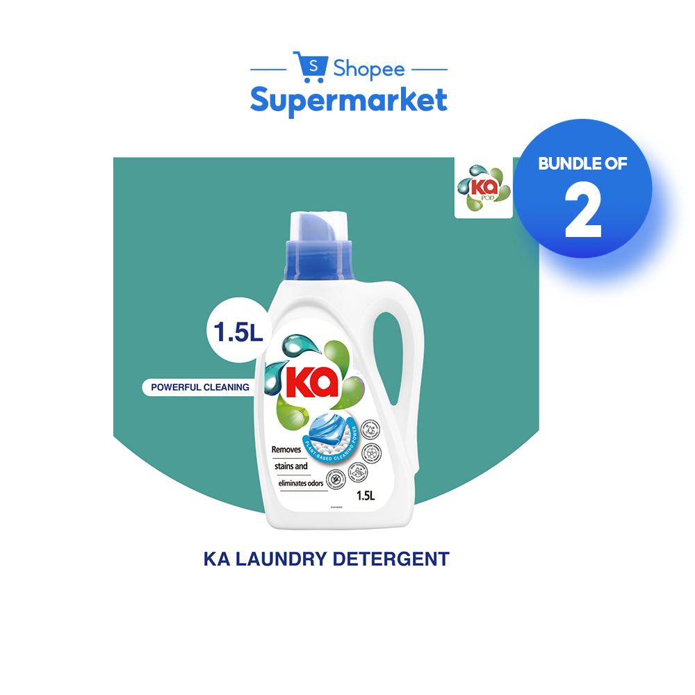 [Bundle of 2] Ka Antibacterial Concentrated Laundry Liquid Detergent ...