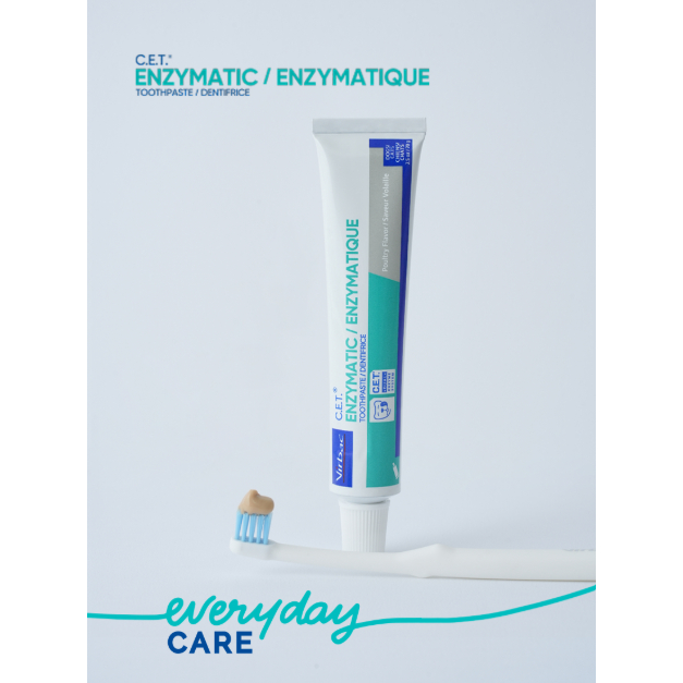 [Virbac] C.E.T. Enzymatic Pet Toothpaste Chicken Flavor 70g × 2 / Dog ...