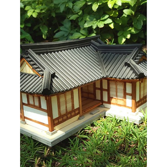 HISTORY HOUSE TRADITIONAL KOREAN HANOK TILE ROOF MODEL KIT (1/50 SCALE ...