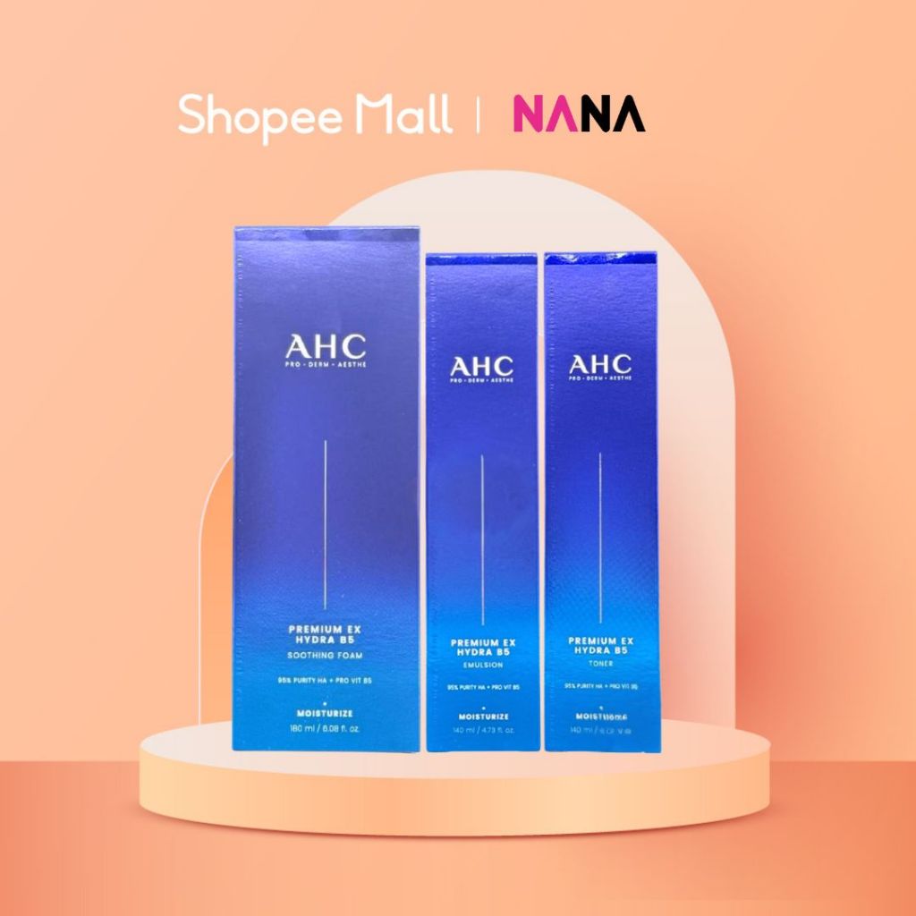 Shopee x AHC Brand Box - AHC Premium Hydra B5 Set: Toner 140ml ...