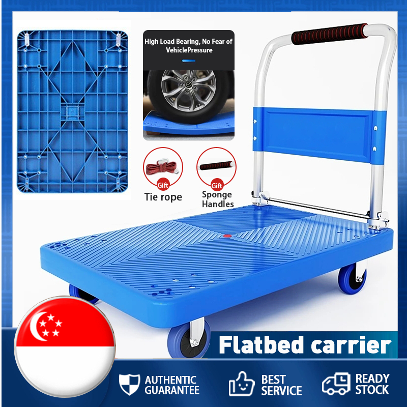🚀SG Next Day Delivery🚀Foldable Trolley Heavy Duty Trolley Cart Portable ...