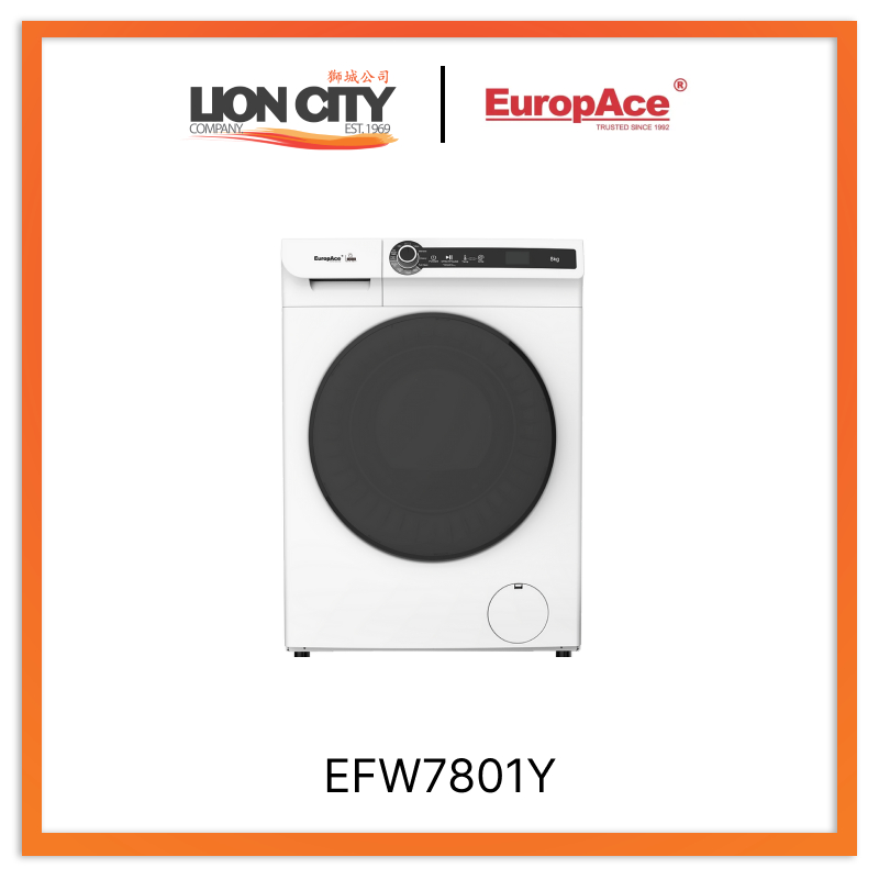 Climate Voucher Eligible* Europace EFW7801Y 3D Steam Front Load Washing ...