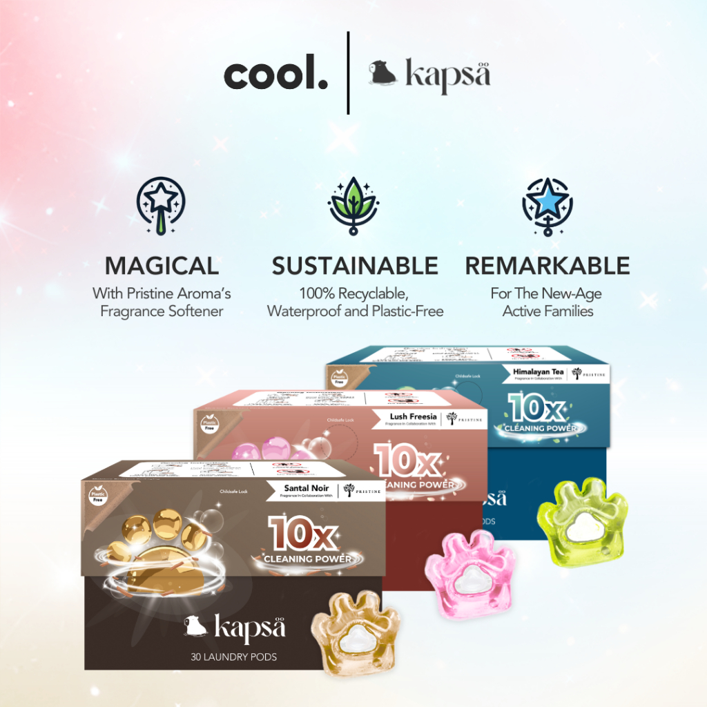 Kapsa 10-in-1 Laundry Capsule Multi Pack Bundle – with Himalayan Tea ...