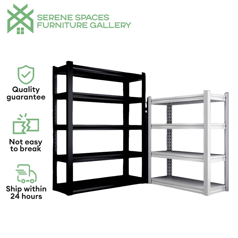 Serene Furniture Metal Rack Organizer Layer Boltless Rack Adjustable ...