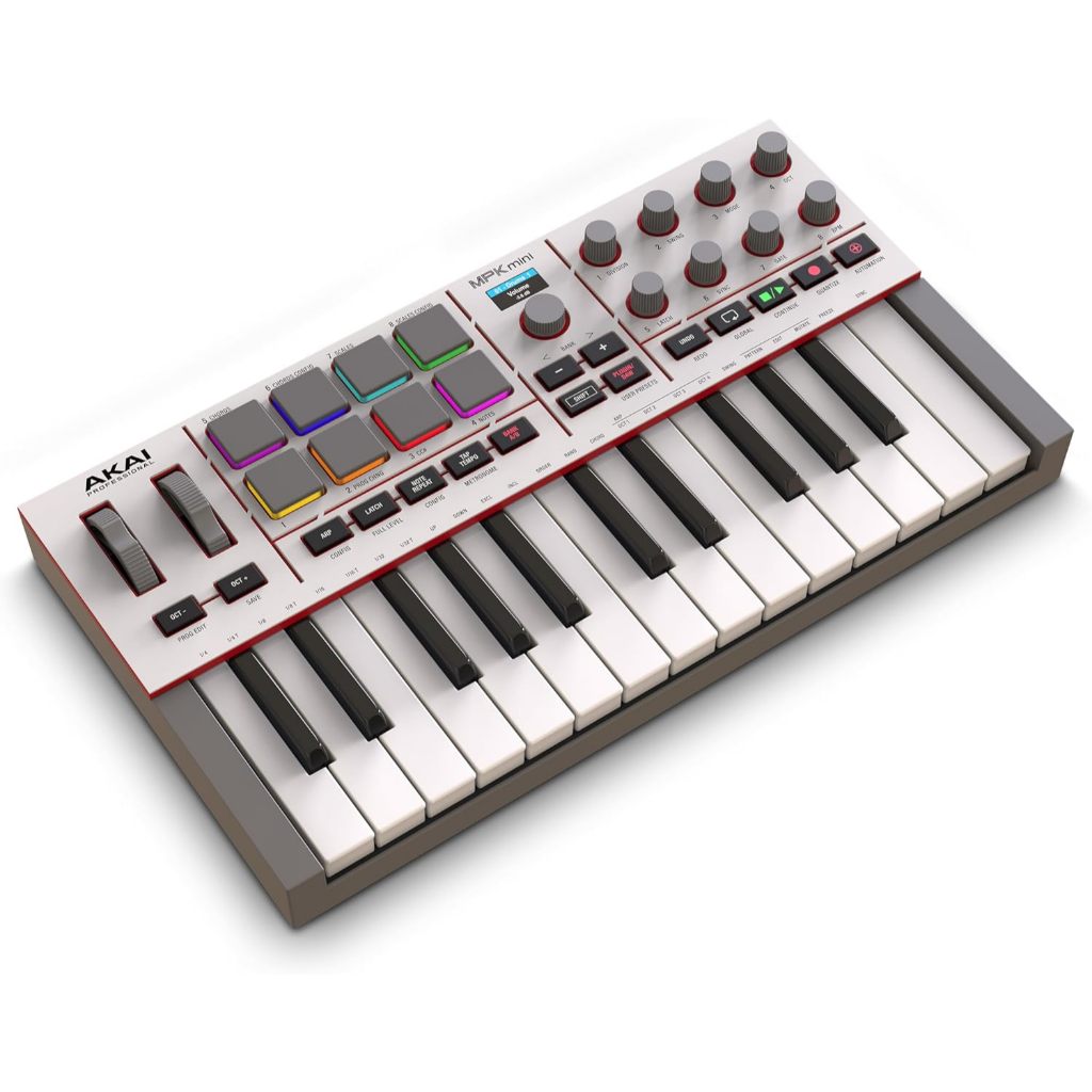 Akai Professional MPK Mini IV USB-C MIDI Keyboard Controller for ...