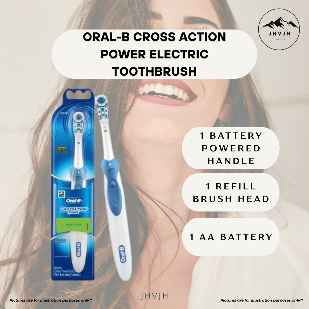 ORAL-B CROSS ACTION POWER ELECTRIC TOOTHBRUSH | Shopee Singapore