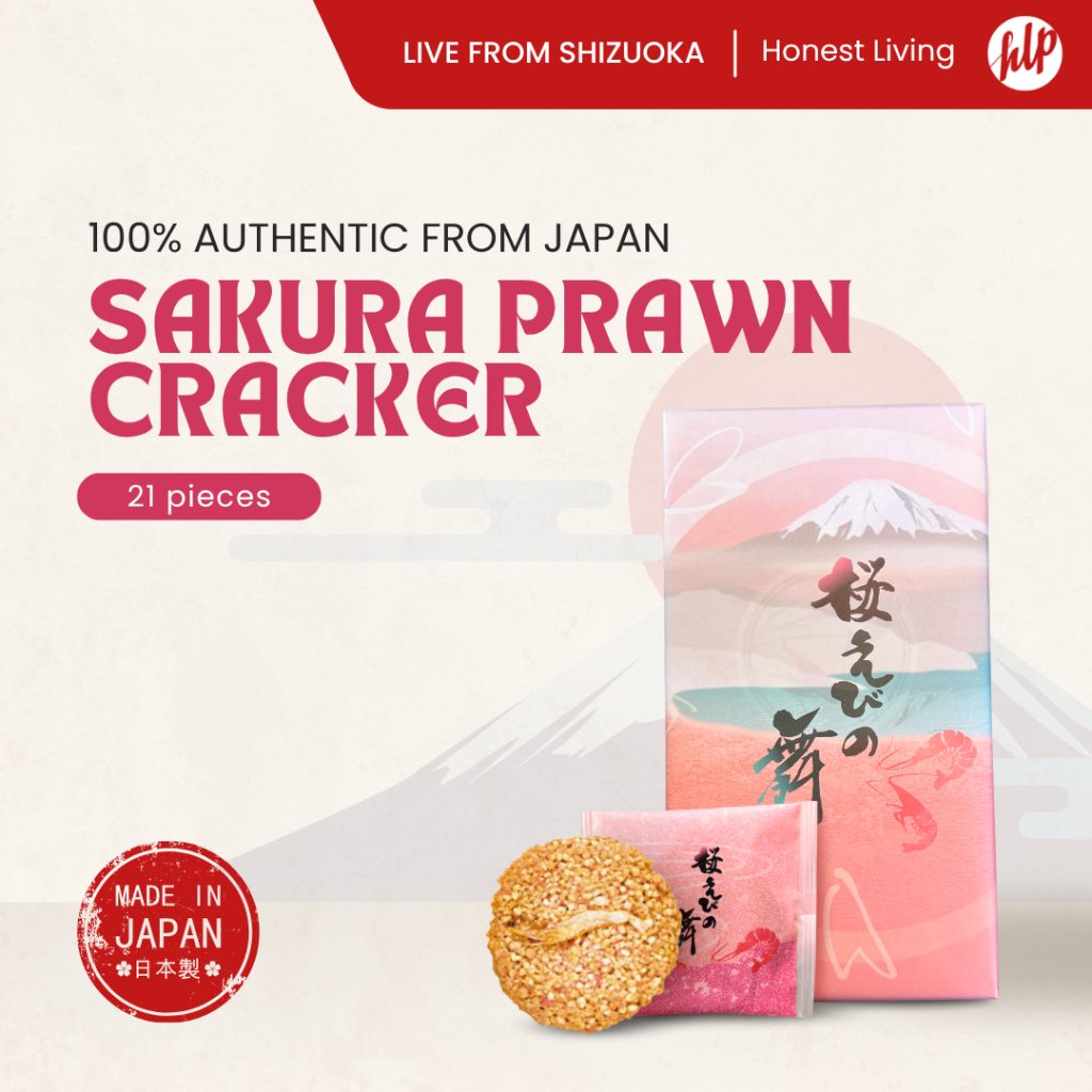 [28th to 30th Oct Only] MAKINOHARA Sakura Prawn Cracker (21 pieces ...