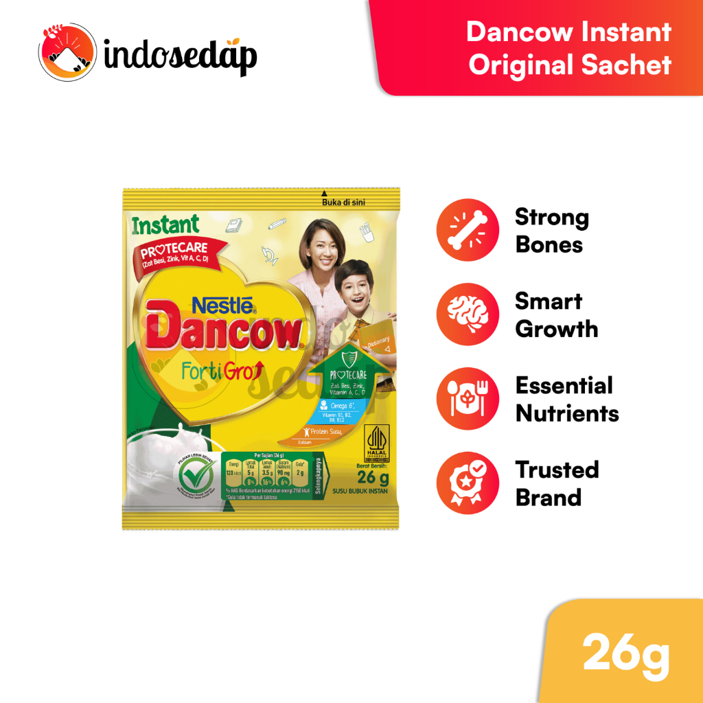 IndoSedap Dancow Instant Ori Sachet | Authentic Original Indonesian ...