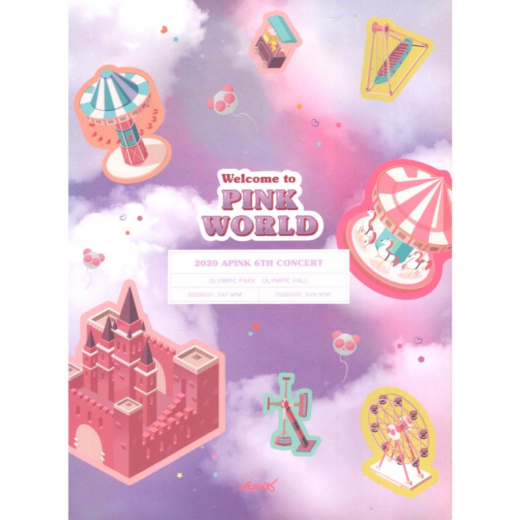 Apink - 2020 Apink 6th Concert: Welcome to Pink World (2DVD + Photobook ...