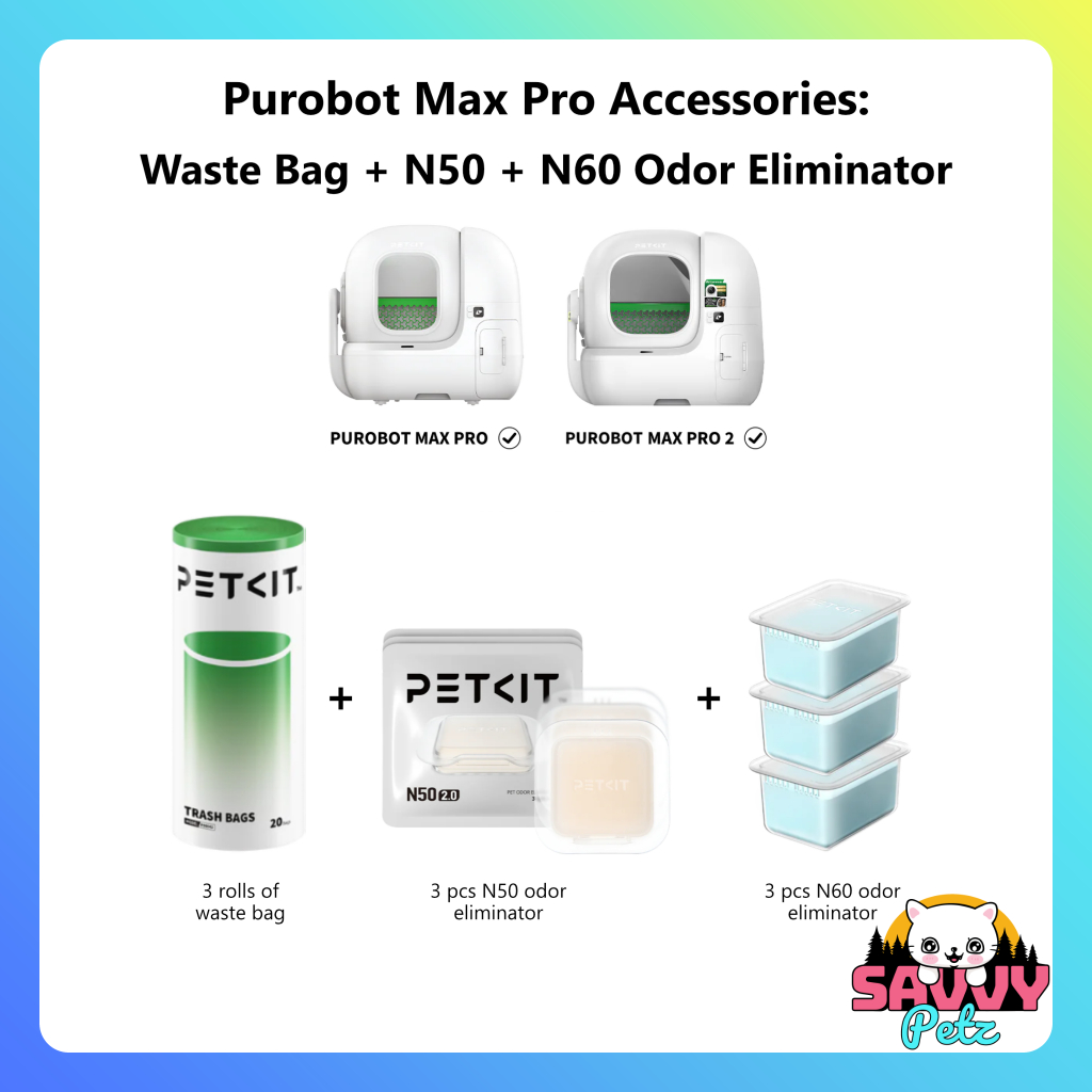 *BUNDLE SALE!* PETKIT Purobot Pura Max Waste Bag Roll Air Purifying ...