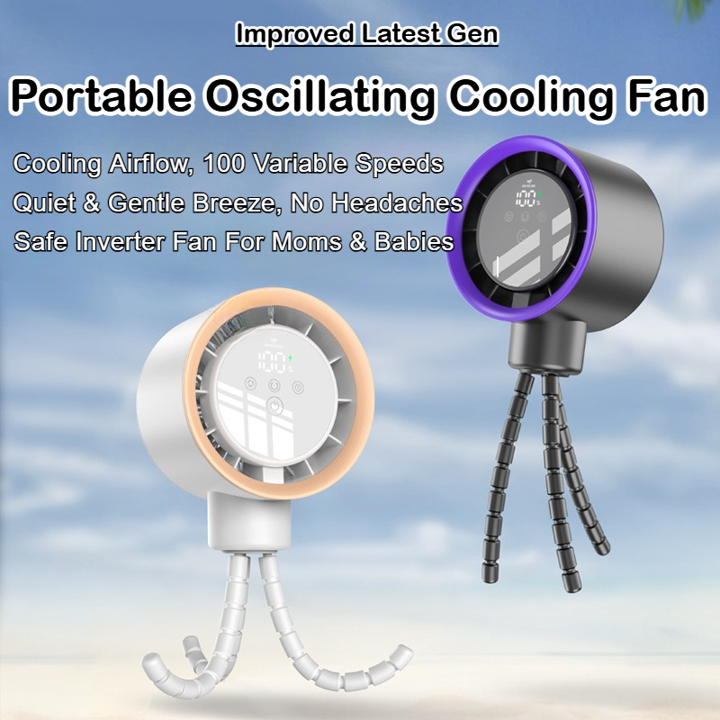 [SG STOCK] Oscillating Portable Stroller Pram Standing Desktop Baby Cot ...