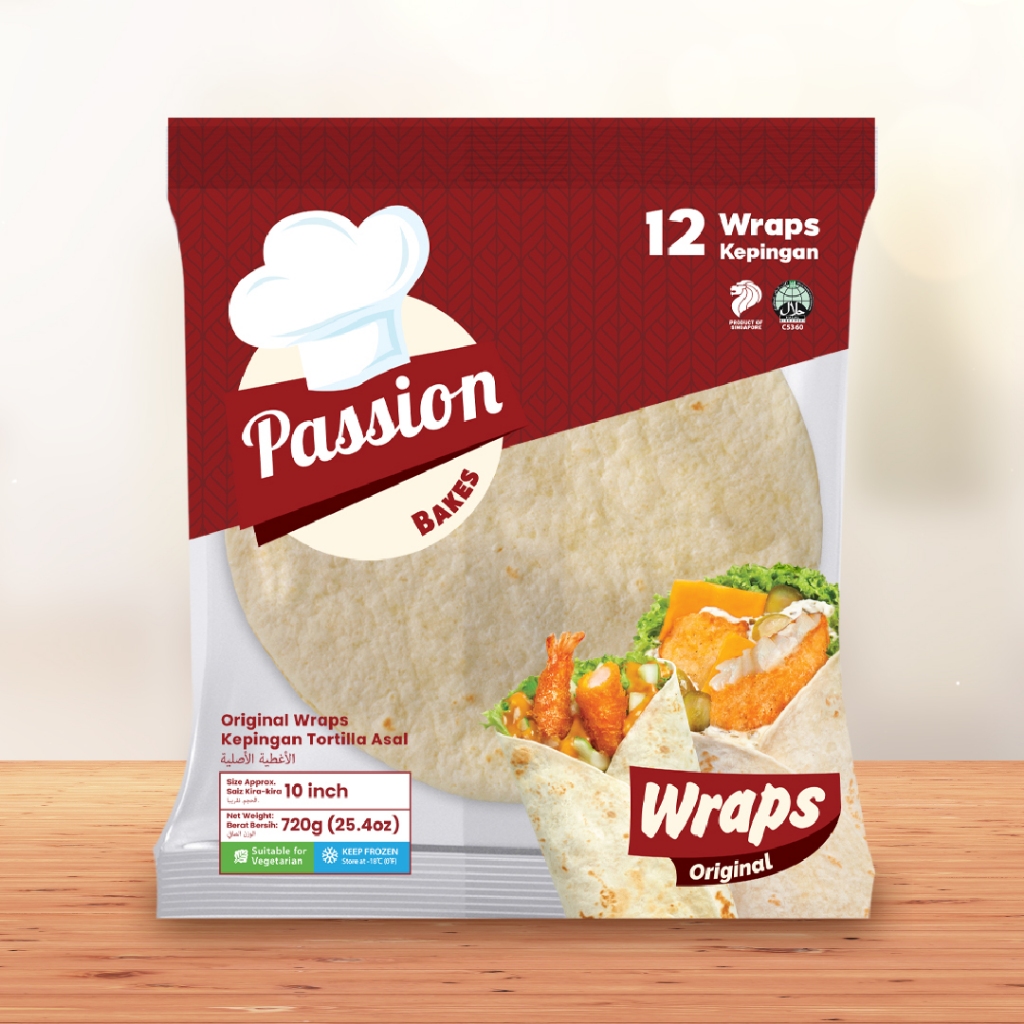 [Mr Popiah] Tortilla Wraps 12pcs (Frozen) | Shopee Singapore