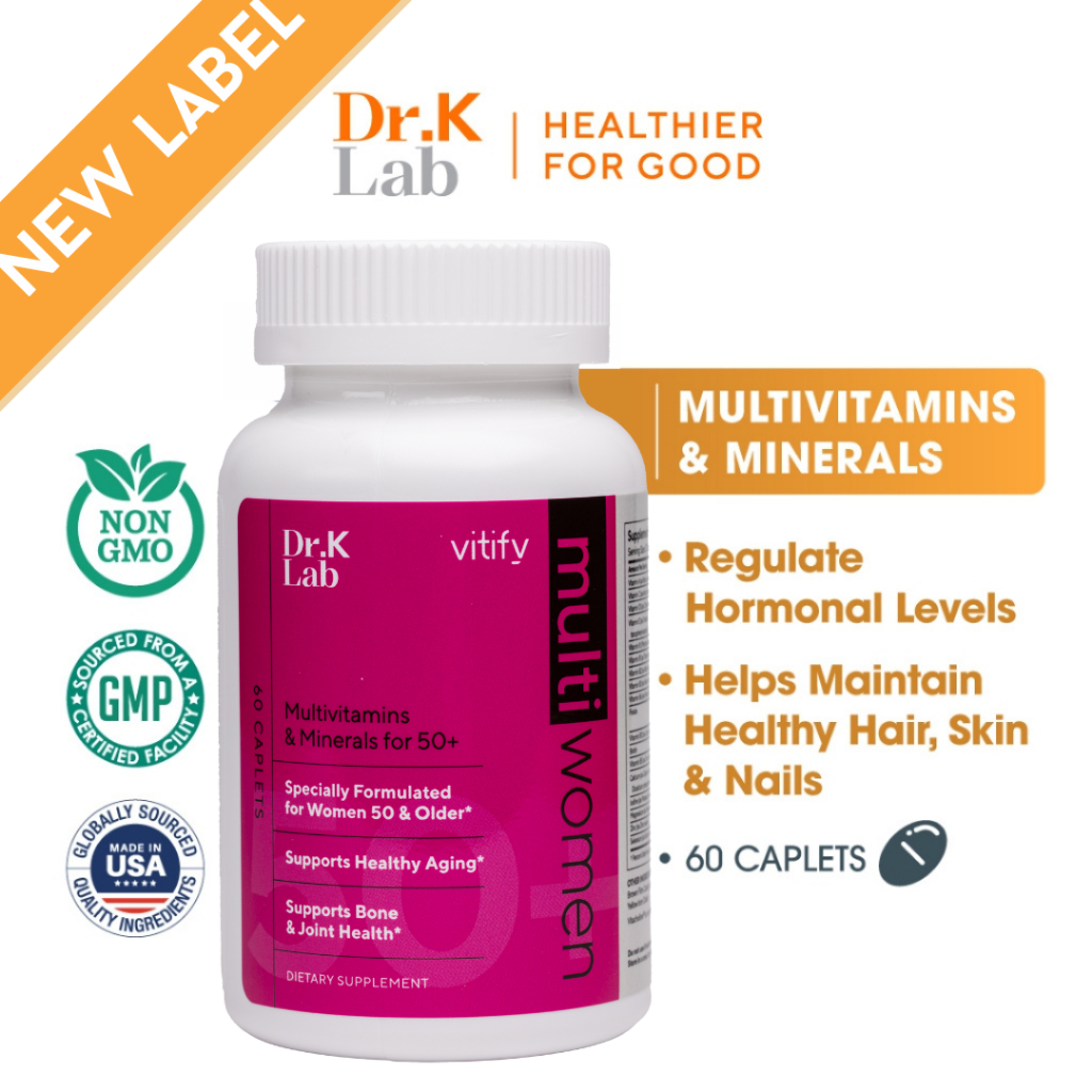 [SG] Dr. K Lab Multi Women 50 Plus Multivitamin for Women 50 Years and ...