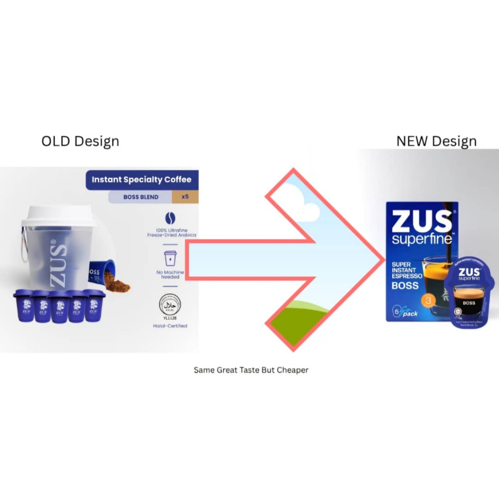 ZUS Instant Coffee Sachets (BOSS/LYDIA) | Shopee Singapore