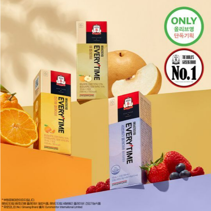CheongKwanJang Everytime Red Ginseng Stick – Pear / Hallabong Flavor ...