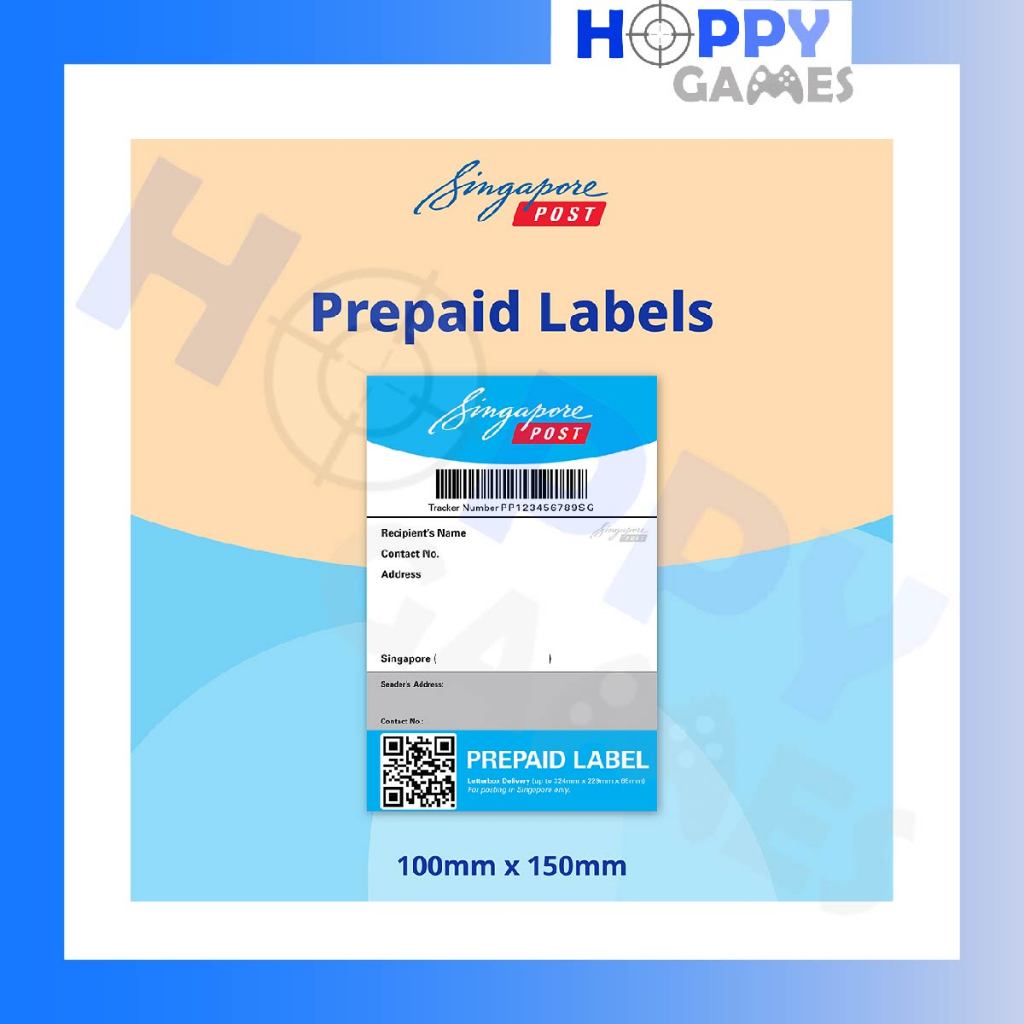 Singapore Post Trackable Letterbox Prepaid Labels | Tracked Prepaid ...