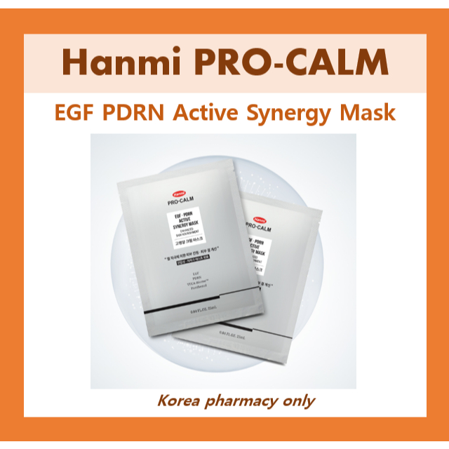 Hanmi PRO-CALM EGF PDRN Active Synergy Mask (3 Sheets / Box) | Shopee ...