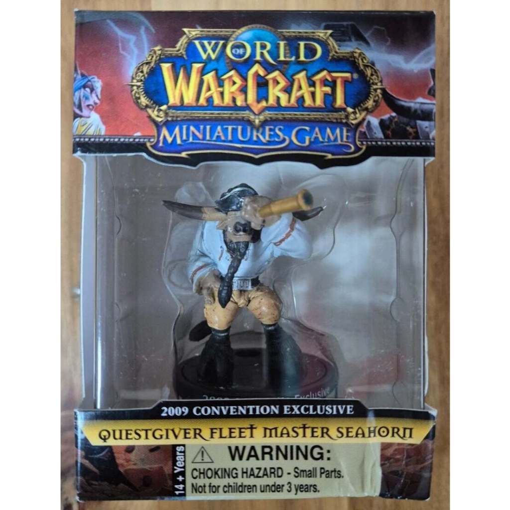 World of Warcraft Miniatures Questgiver Fleet Master Seahorn 2009 ...