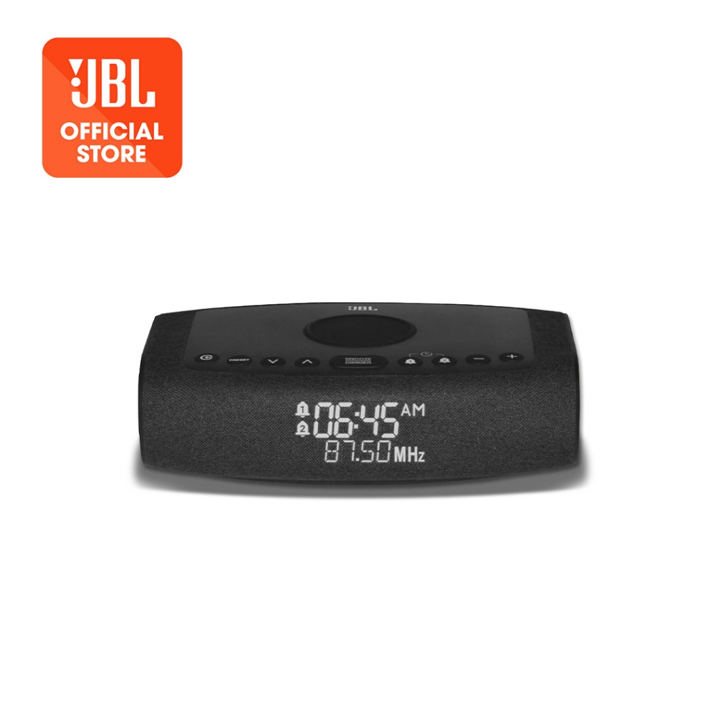 JBL Rise - Wireless Bluetooth Clock Radio Speaker, Dual Alarm, FM Radio ...