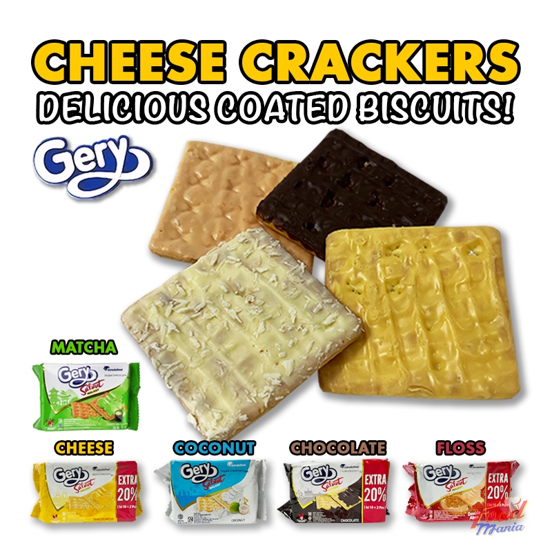 Gery Cheese Crackers - Crispy Malkist Biscuits Chocolate, Floss ...