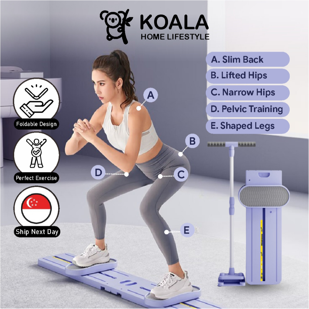 🇸🇬Koala Home🔥Premium Portable Ski Machine Pilates Board Home Leg ...