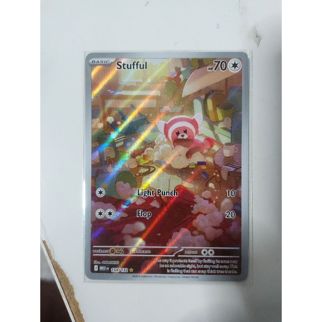 Pokemon stufful illustration rare mega evolution card | Shopee Singapore