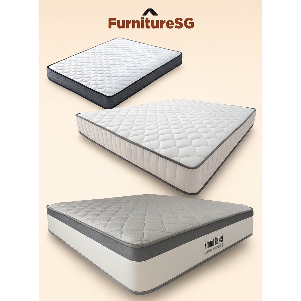 (FurnitureSG) (Ready Stock) Local Seller Spring Pocket Mattress Single ...
