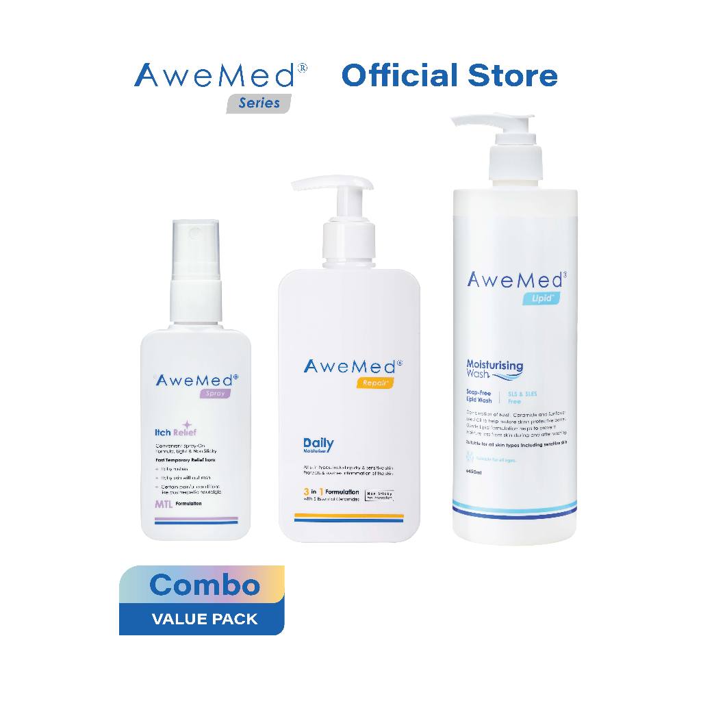 [Combo Deal] 1x AweMed® Repair+ 250ml [NEW Look with extra 50ml] | 1x ...