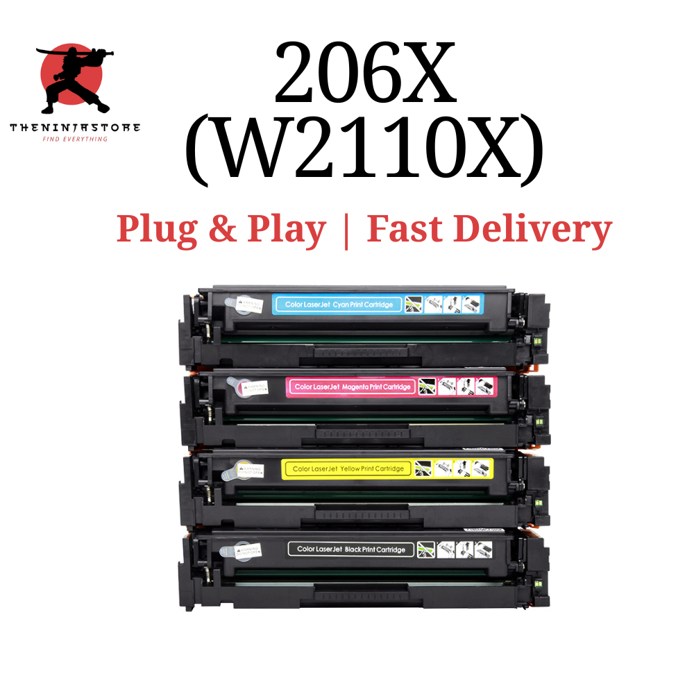 206X (W2110X) Compatible HP Toner Cartridge for LaserJet M255dw M283fdw ...