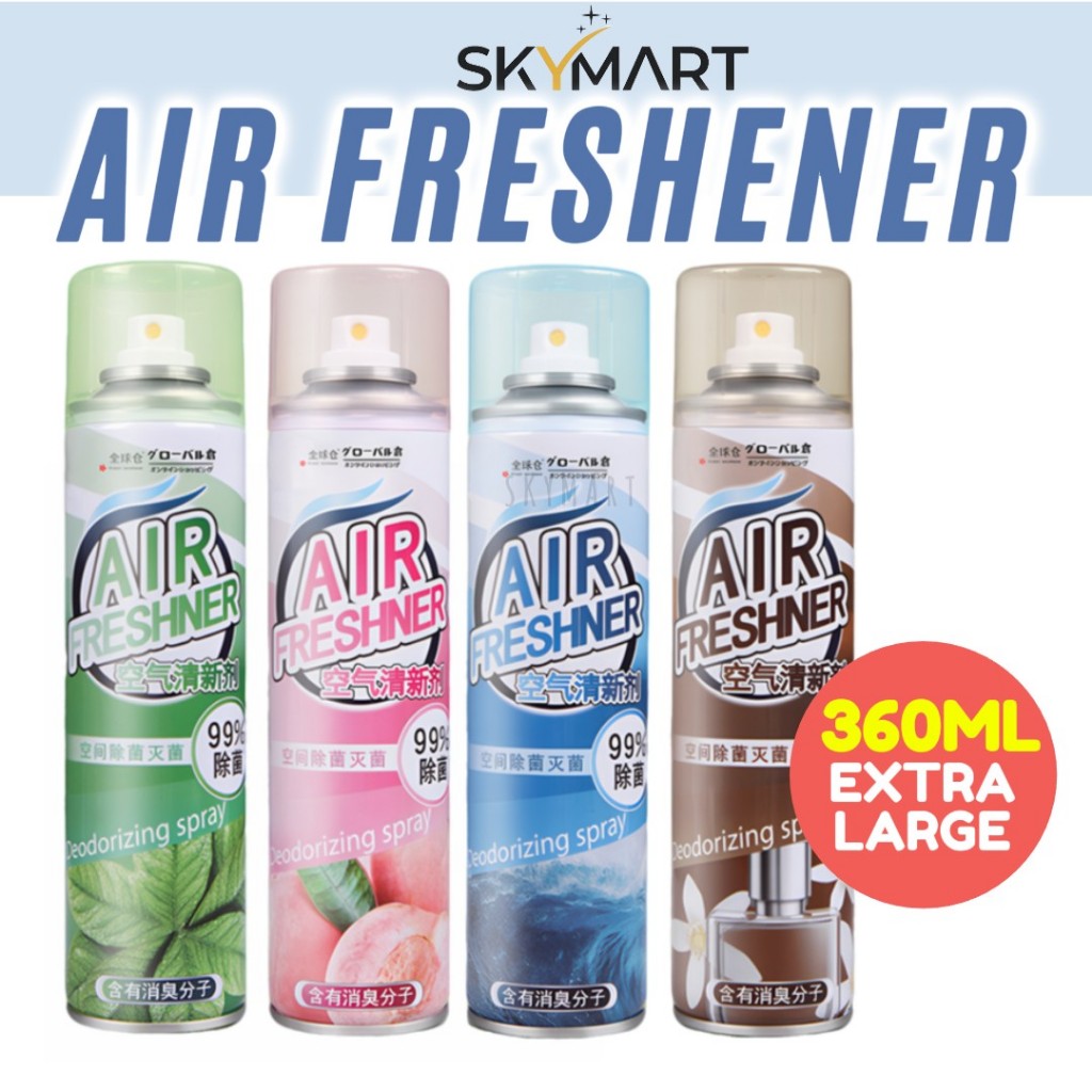 XL 360ml Air Freshener Spray | Toilet & Home Odor Removal Spray | Long ...