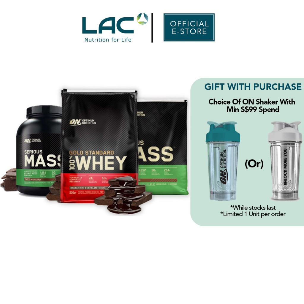 [OPTIMUM NUTRITION] Serious Mass (6Ib/12lb) | Shopee Singapore