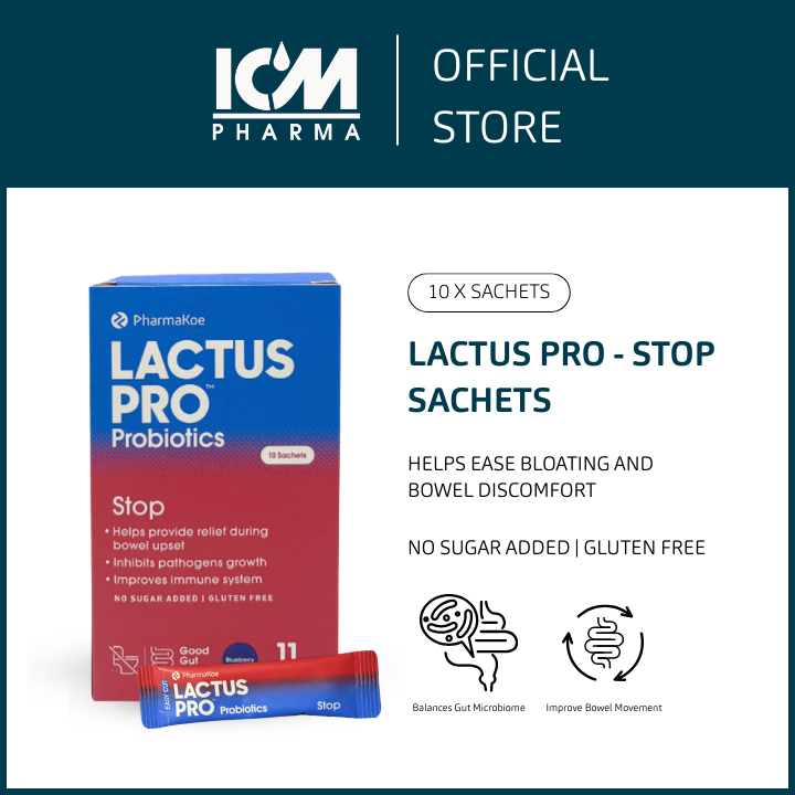 Lactus Pro Probiotics STOP 10 x Sachets (Blueberry Flavour) - Expiry ...