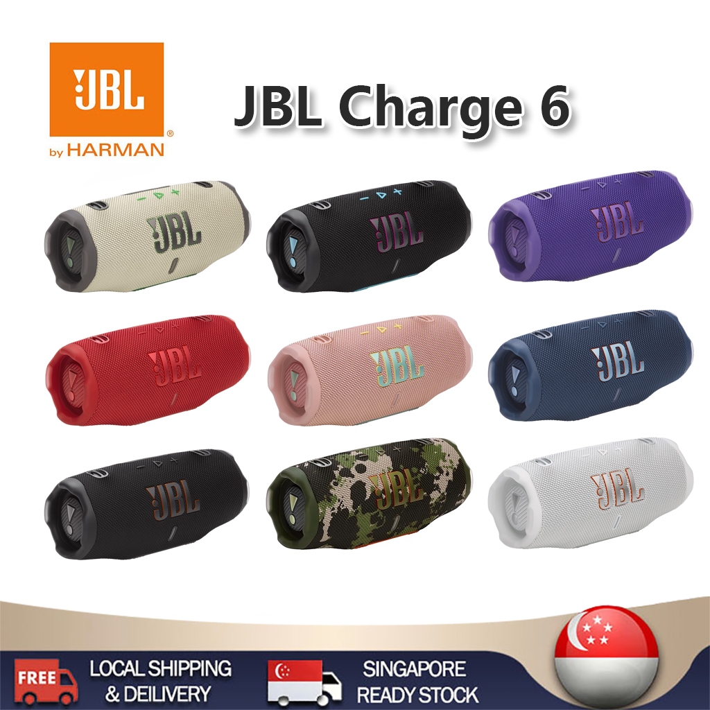 JBL Charge 6 Portable Waterproof and Drop-proof Speaker With Bold JBL ...