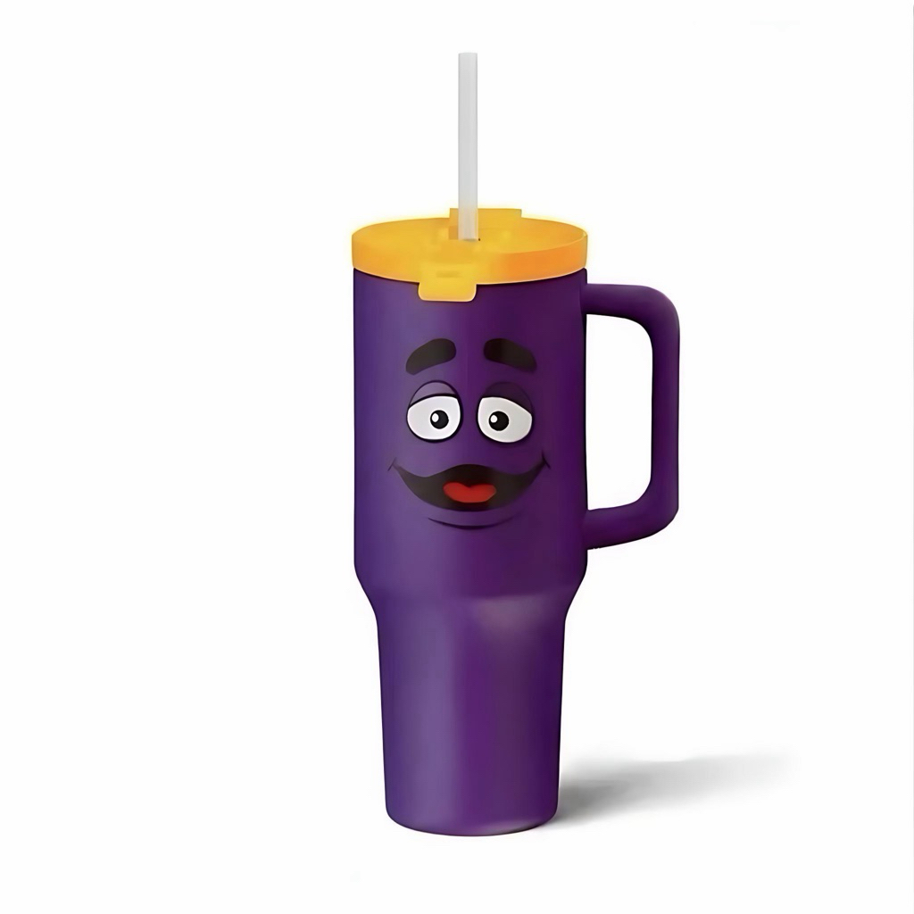 McDonald's Limited Edition Grimace Tumbler - Purple Insulated With ...