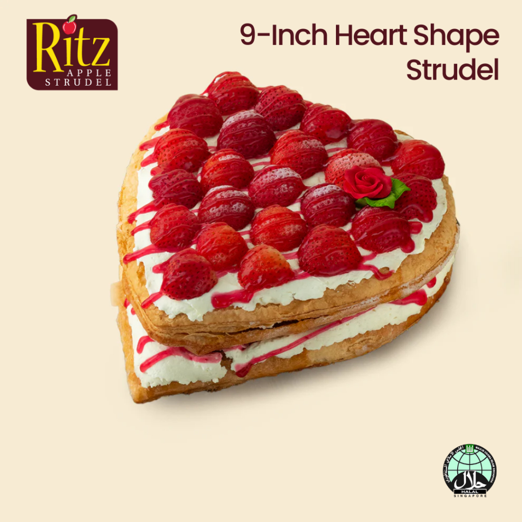 Heart Shaped Strudel (9-inch) | Shopee Singapore