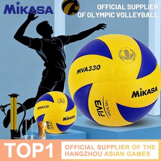Fast Delivery Volleyball Ball MVA330 Size 5 Mikasa Soft PU Volley Ball ...
