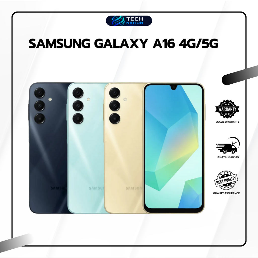 Samsung Galaxy A16 | 4G / 5G | 128GB | Official Product | 1-Year ...