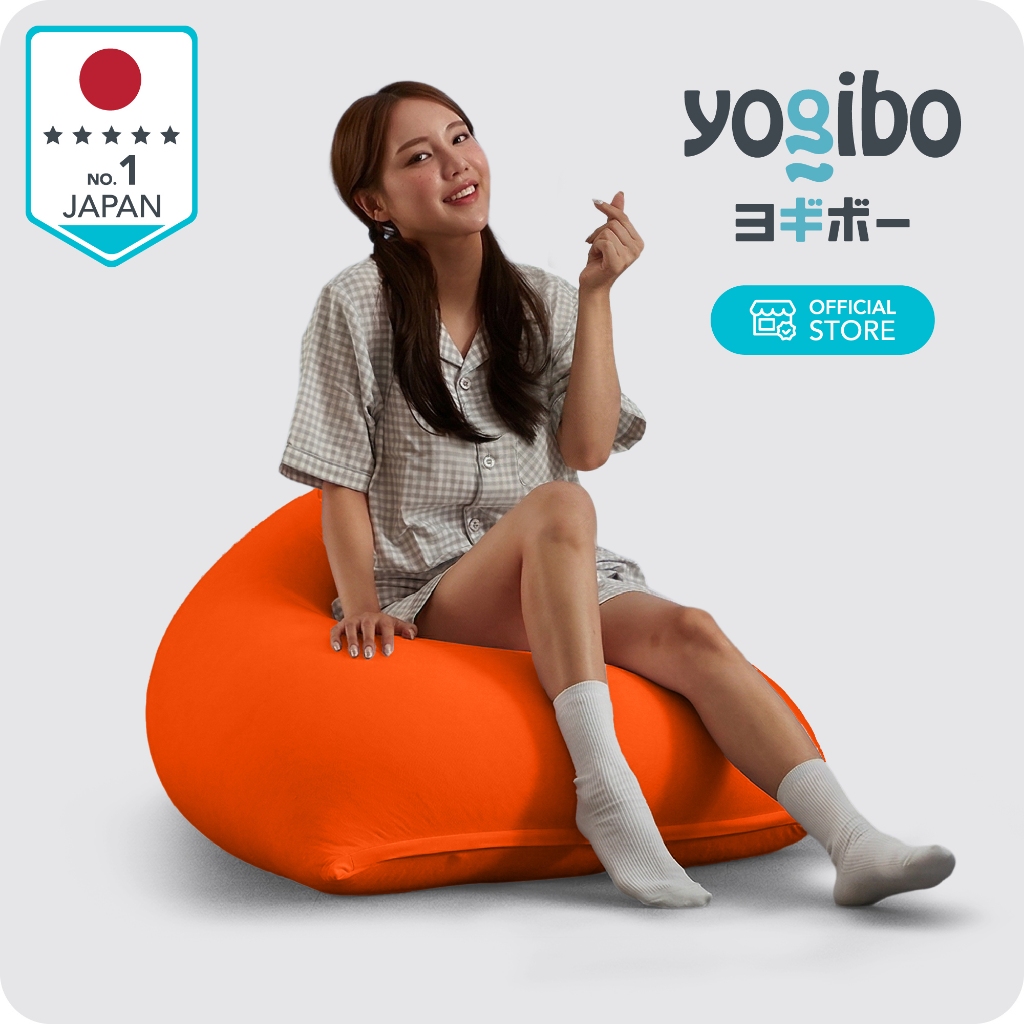 Yogibo Pyramid — Floor Seat Bean Bag for Kids | Compact Lounge Cushion ...