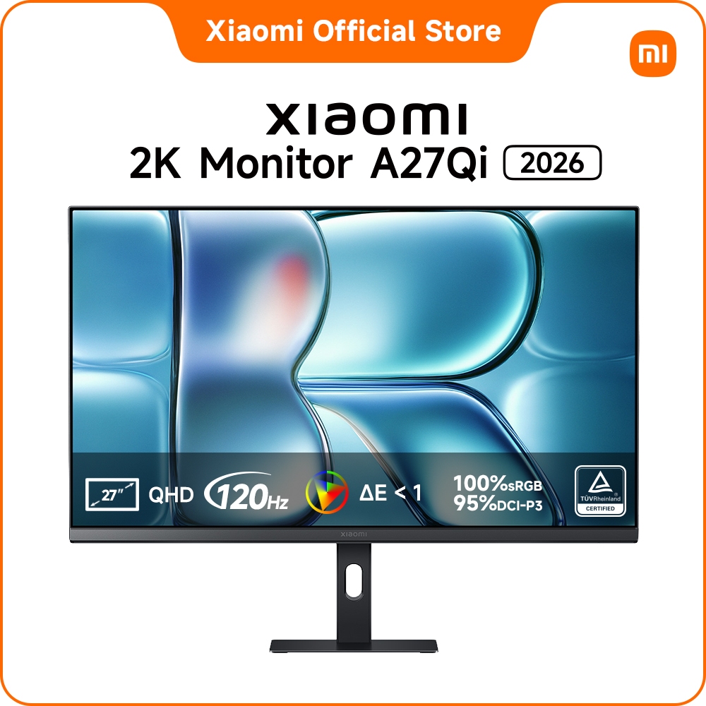 Xiaomi 2K Monitor A27Qi 2026|2K Super-Clear Image Quality, 27-inch IPS ...