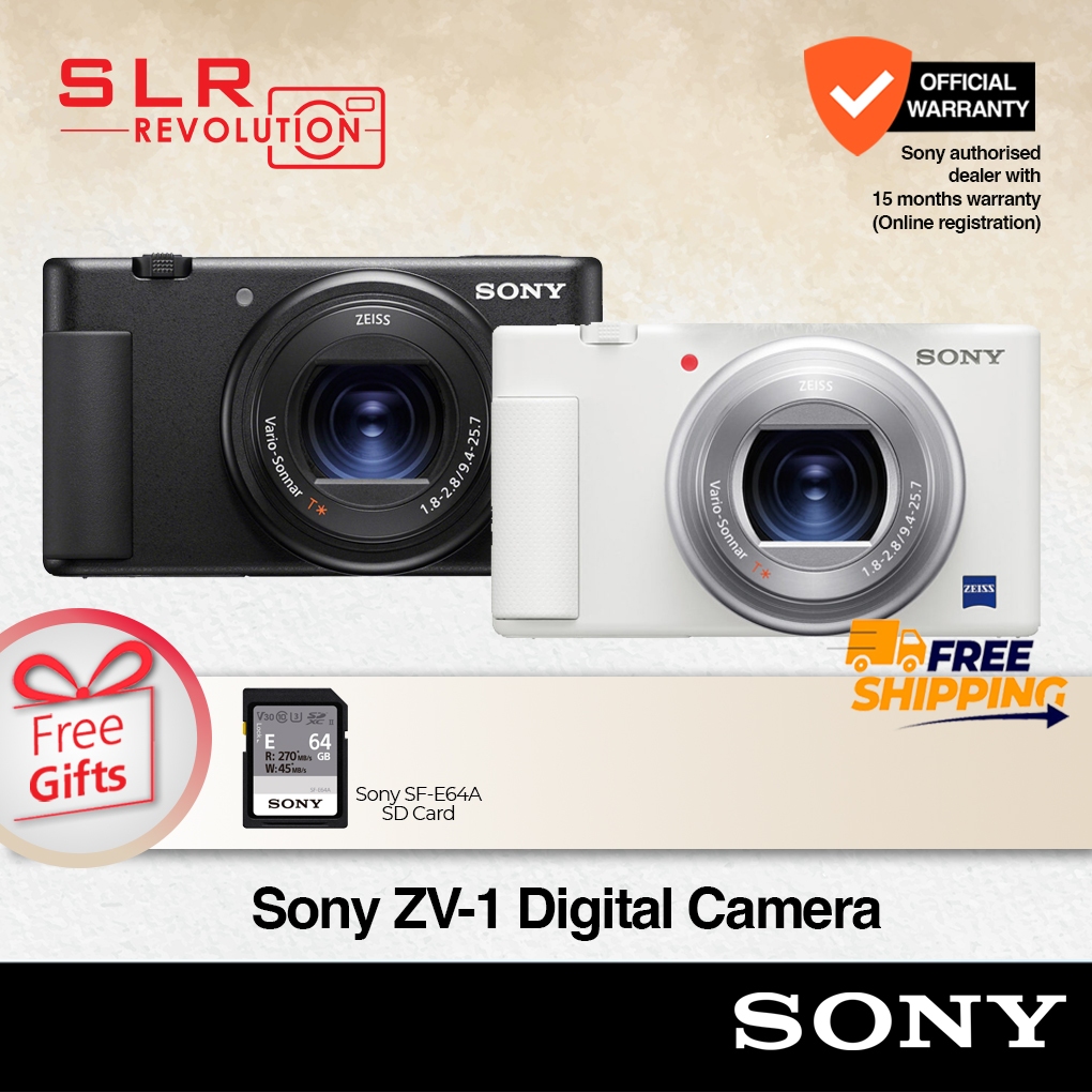 Sony ZV-1 ZV1 Digital Camera Vlogging Camera | 15 months Sony Singapore ...