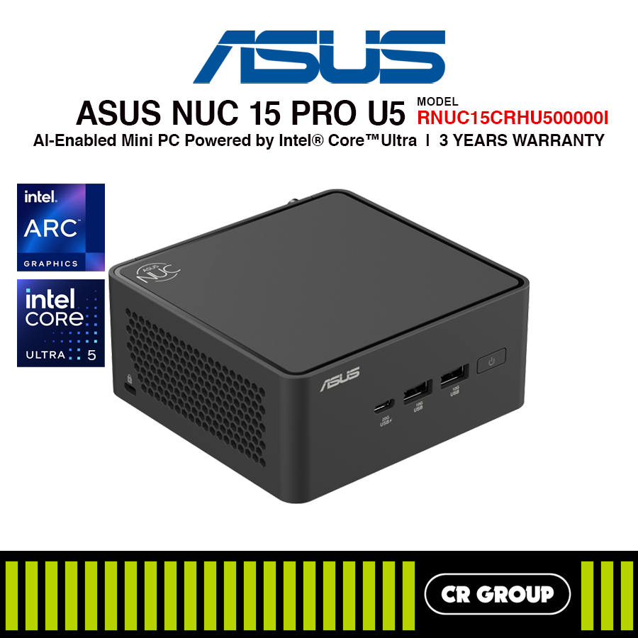 ASUS NUC 15 PRO Tall Mini PC - Intel Core U5-225H/U7-255H - Intel Arc ...