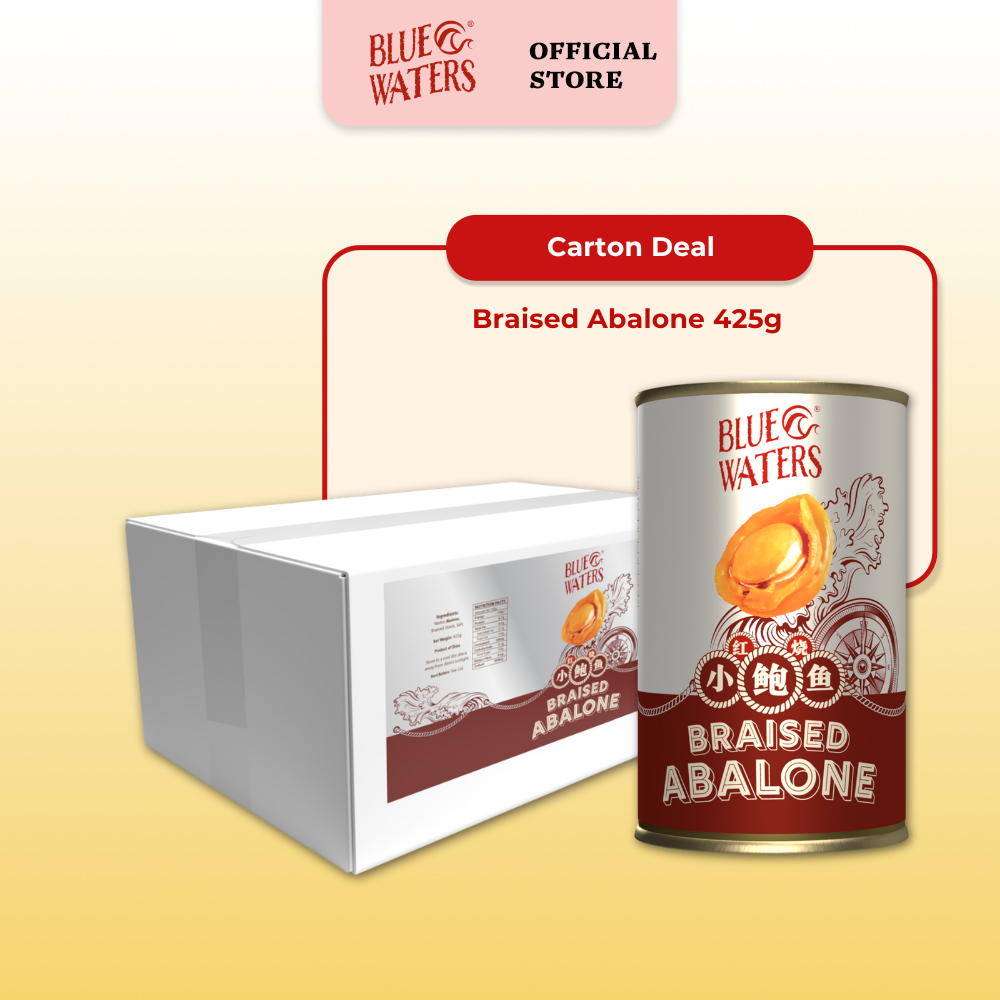 [Carton Deal] Blue Waters Braised Abalone 425g (10P) x 12 cans (Exp: 09 ...