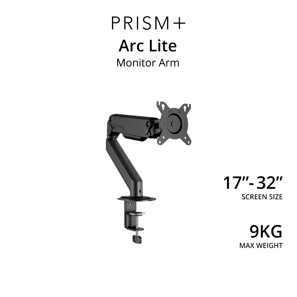 PRISM+ Arc Lite | 17" - 32" VESA Monitor Arm | Shopee Singapore