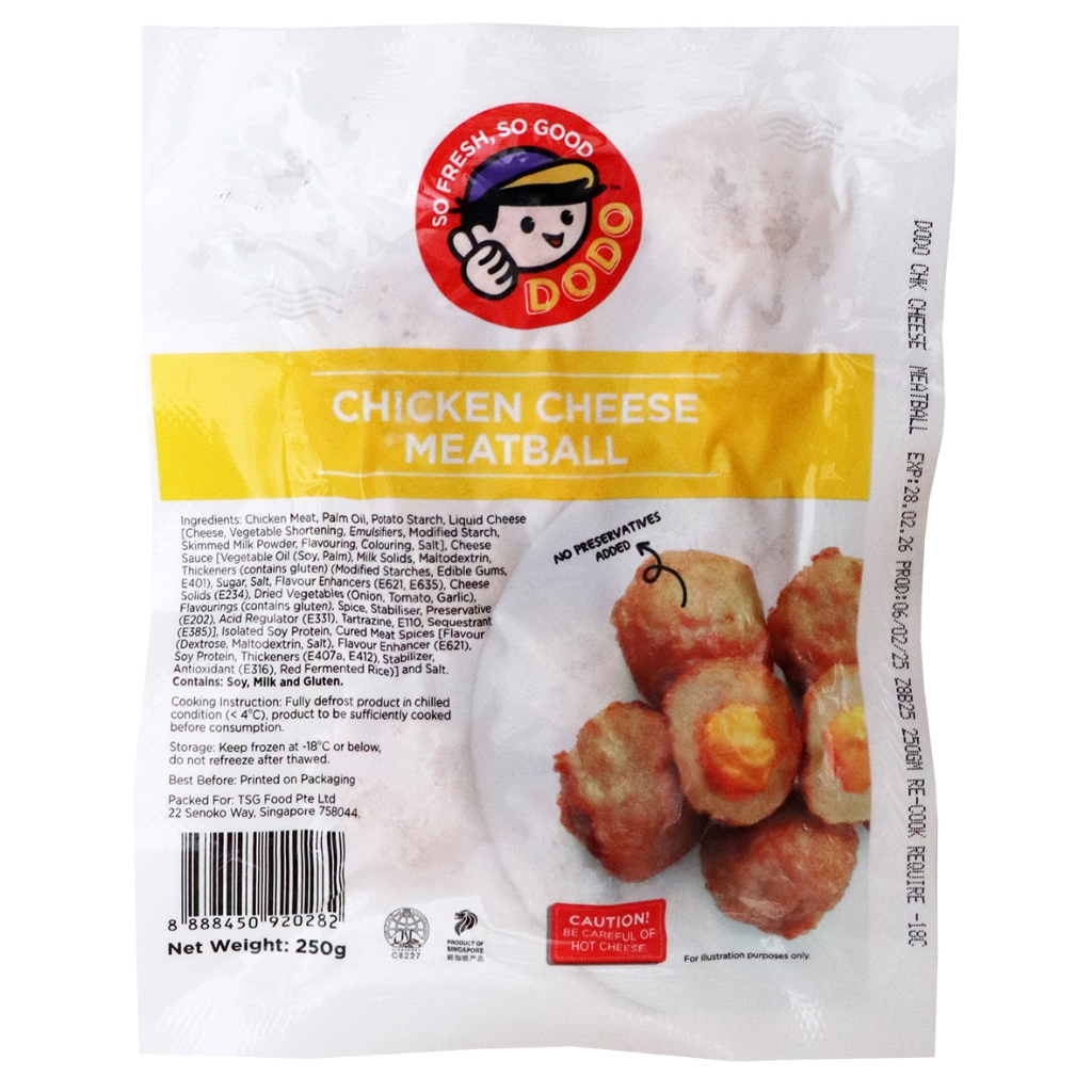 DoDo Chicken Cheese Meatball - Frozen 250G Halal | Shopee Singapore