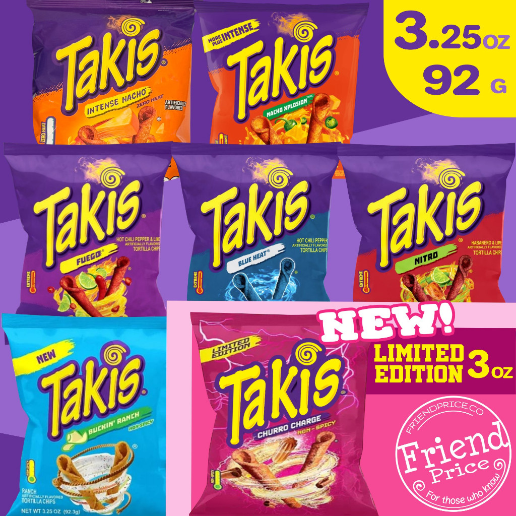 [SG Stock] Takis - Fuego/ Blue Heat/ Nitro/ Intense Nacho/ Nacho ...