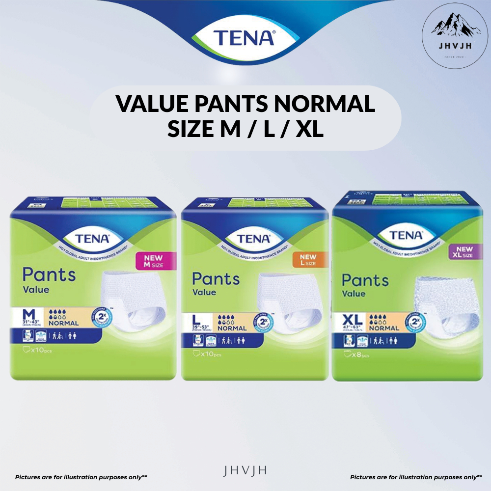 [CARTON DEAL] Tena Adult Diapers PANTS Normal Value Series // SIZE M ...